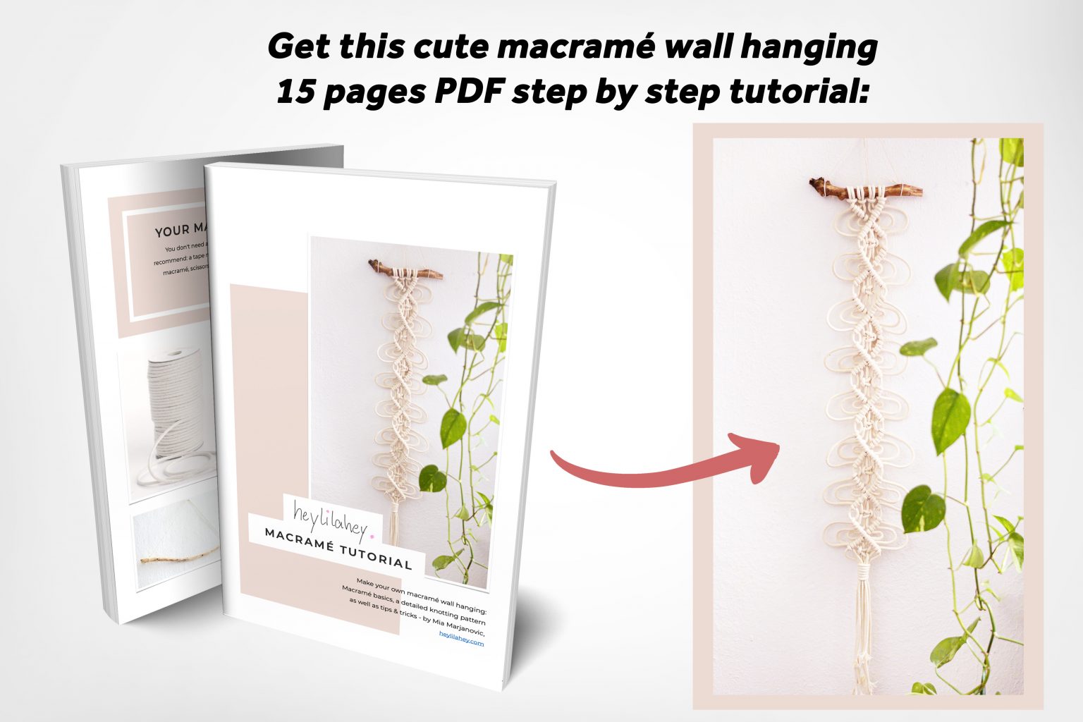 Interior: Super Easy DIY Macrame Wall Hanging Tutorial – heylilahey.